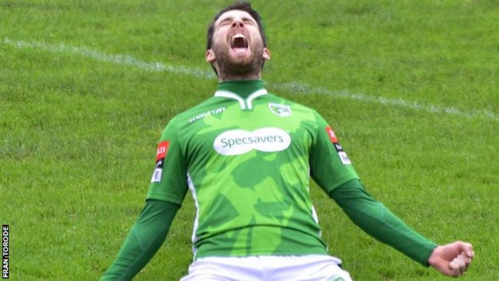 Ross Allen: Guernsey FC striker scores in final home game before ...