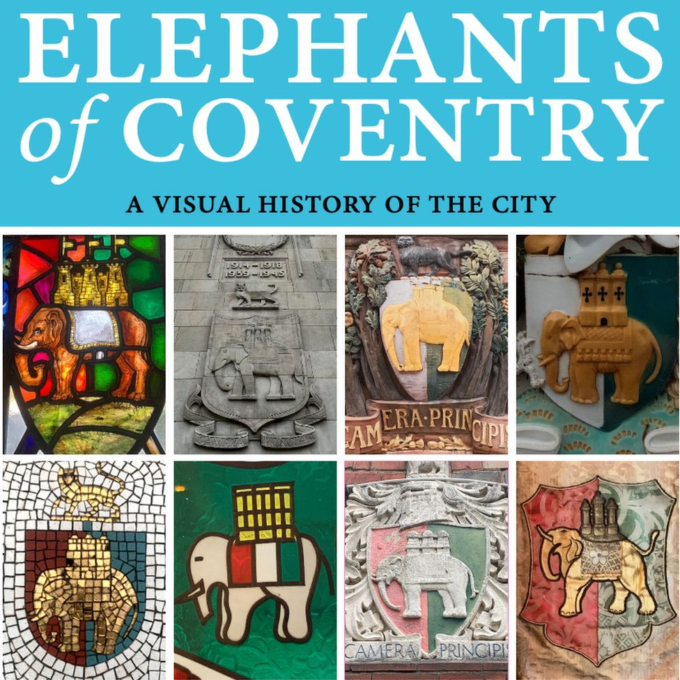 Hundreds of Coventry elephants celebrated in new book - BBC News
