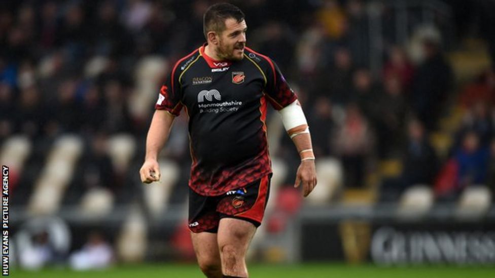 Aaron Jarvis: Dragons prop out for season with hamstring injury - BBC Sport