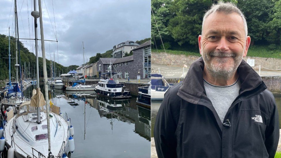 Menter gymunedol yn lansio ymgyrch i brynu Marina Felinheli - BBC Cymru Fyw