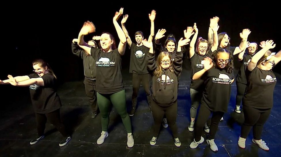 Northampton TV talent show troupe headline disability event - BBC News