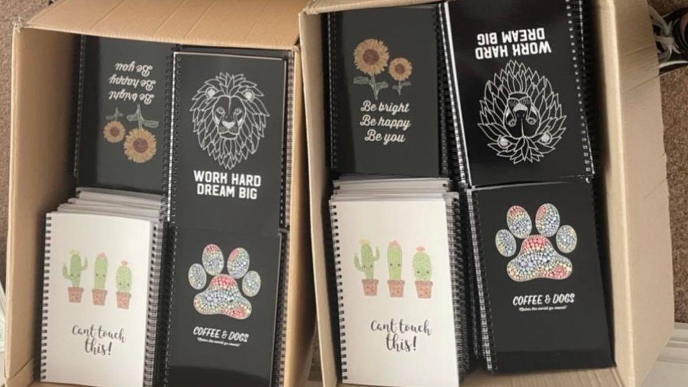 Entrepreneur donates 500 notebooks to Clevedon schools - BBC News