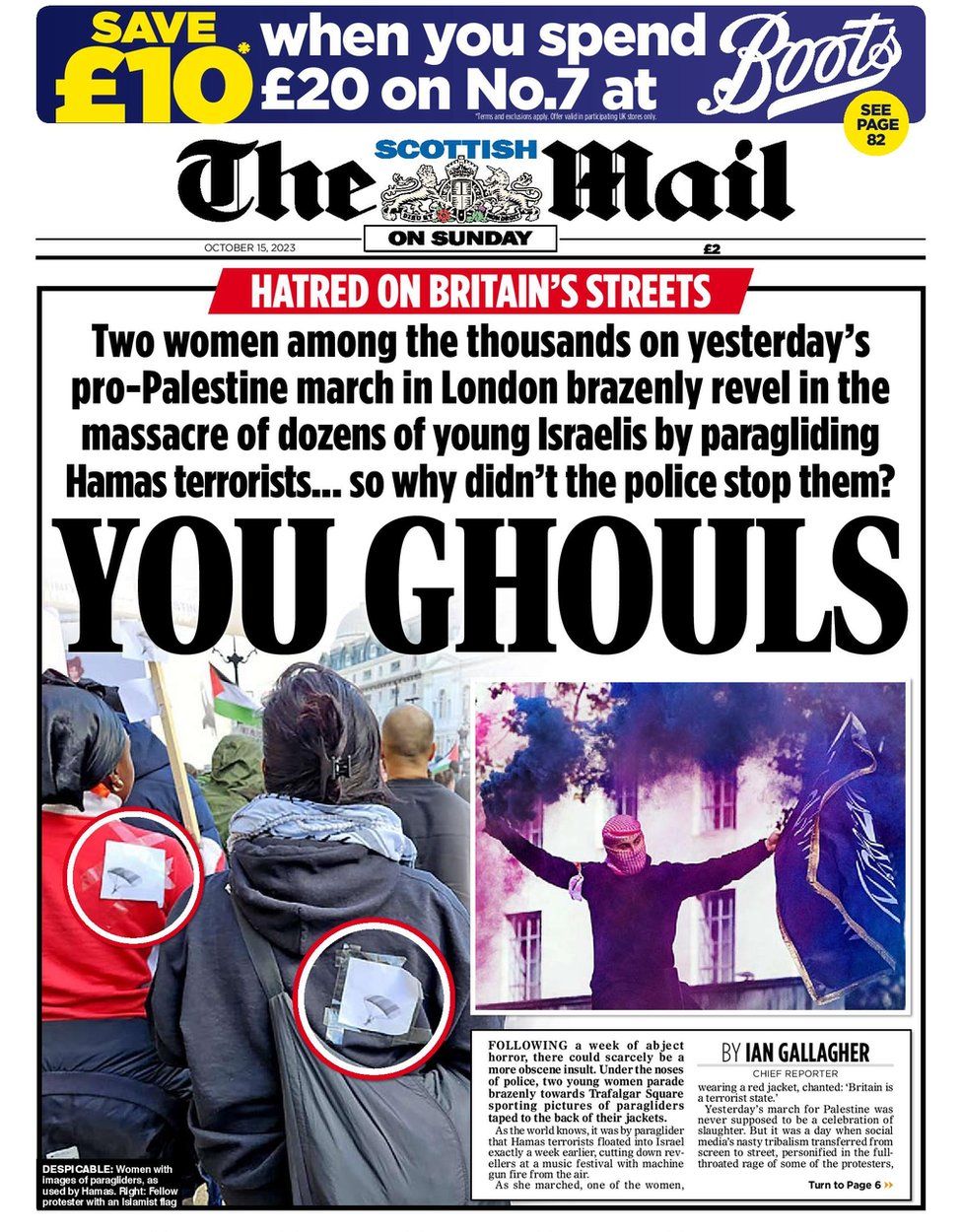 Scotland's papers: Yousaf's conference message and Palestine protests ...