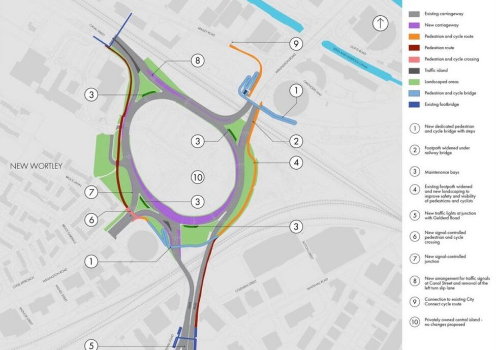 Armley Gyratory plan critical for Leeds city centre - BBC News