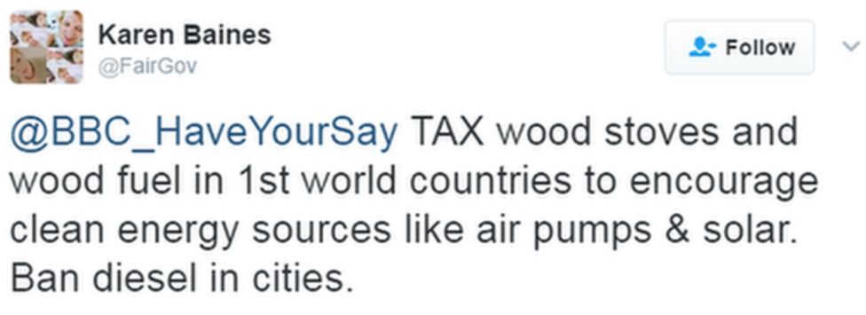 Cycle more and plant trees: Tips to reduce air pollution - BBC News