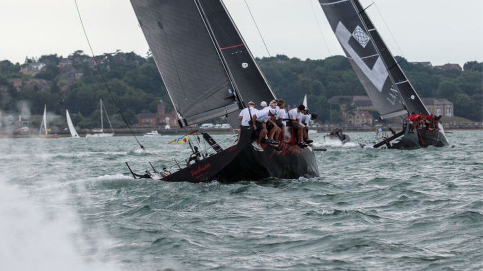 Cowes Week racing abandoned on opening day - BBC News