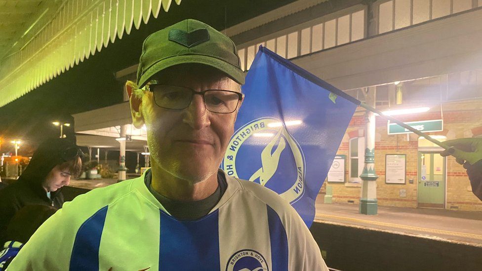 Brighton & Hove Albion fans 'glad to be there' despite Europa loss ...