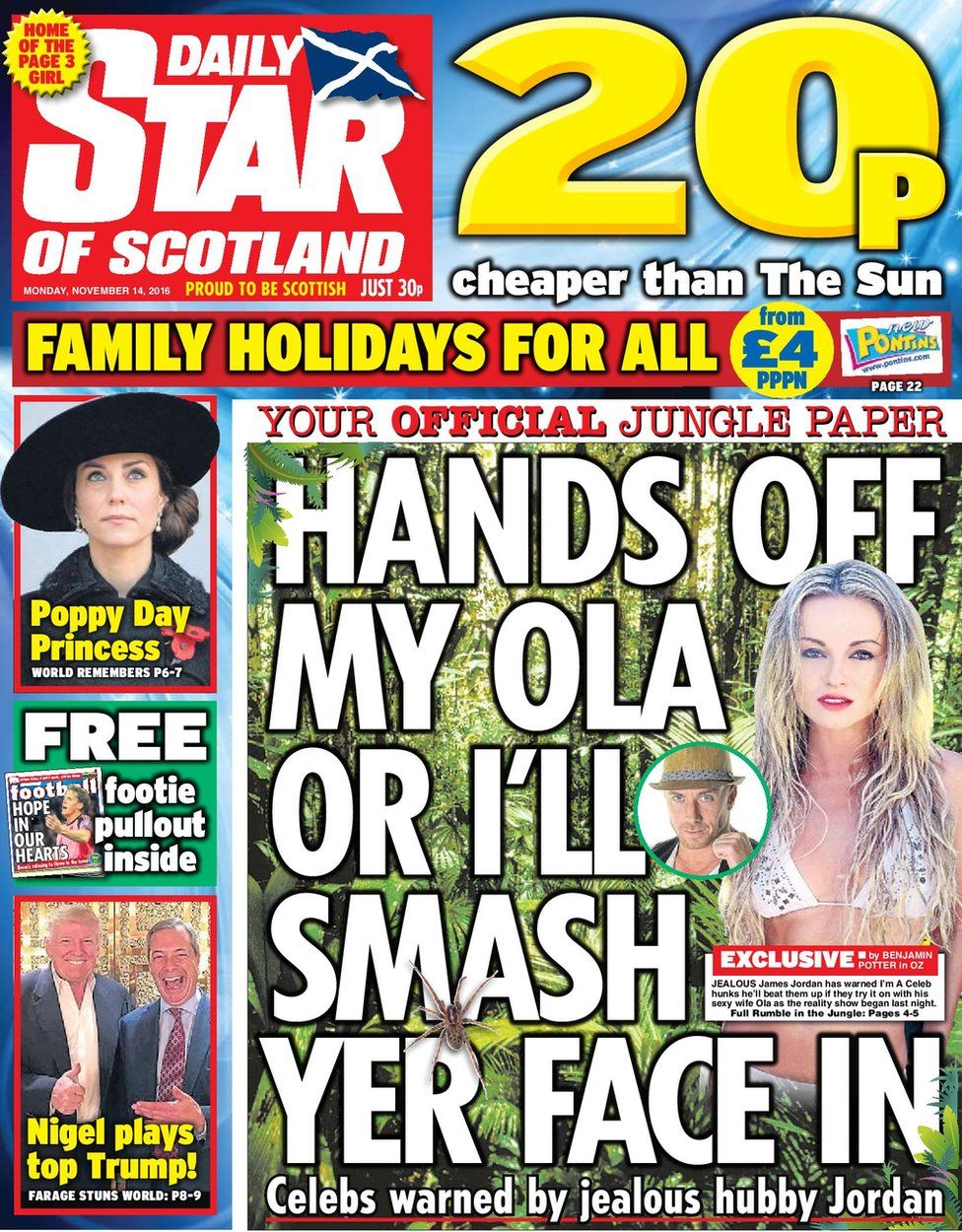 Scotland's papers: North Sea 'abyss' and Farage meets Trump - BBC News