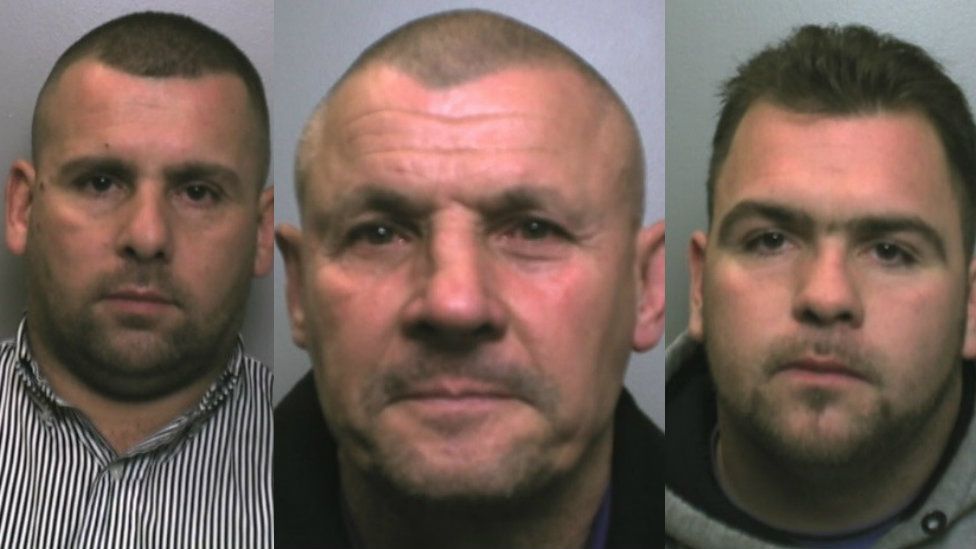 Three jailed after Stoke-on-Trent house rammed by lorry - BBC News