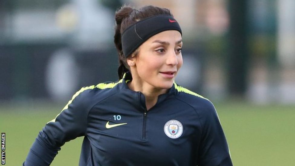 Nadia Nadim: Manchester City terminate Denmark forward's contract - BBC ...