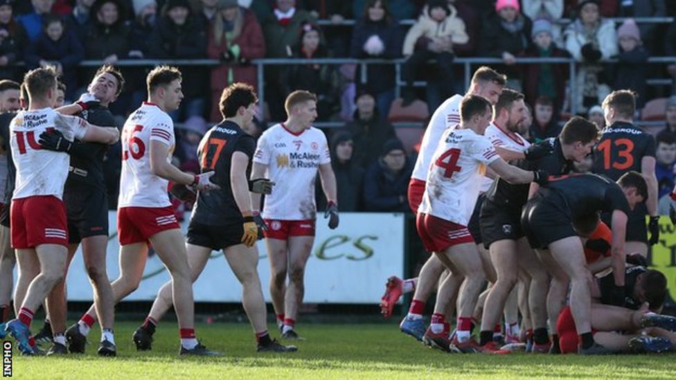 Armagh v Tyrone brawl: GAA awaits referee's report on Athletic Grounds ...
