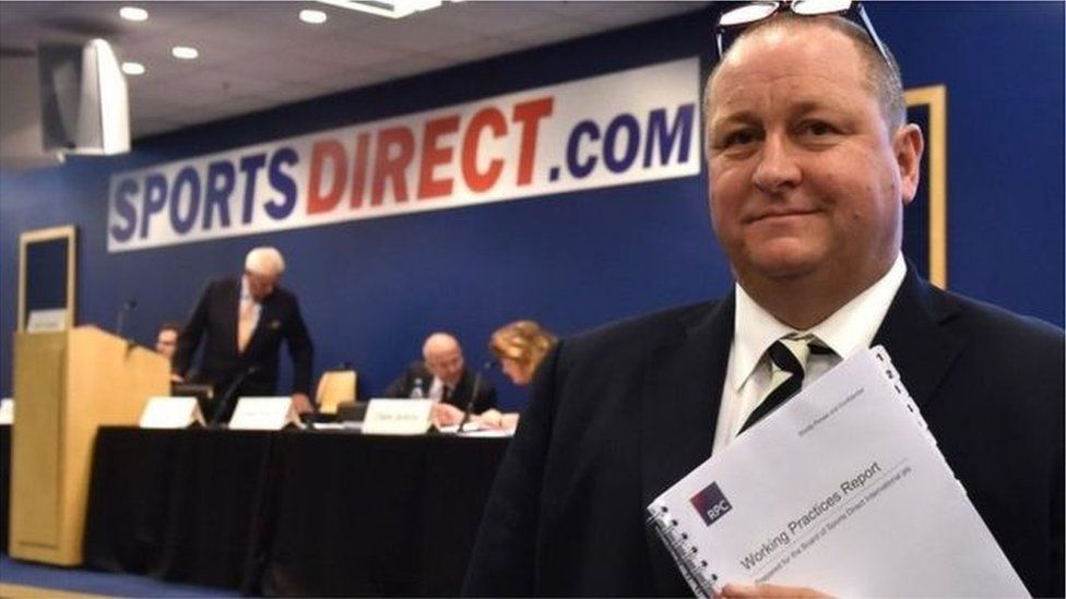 Sports Direct's acting finance director steps down - BBC News