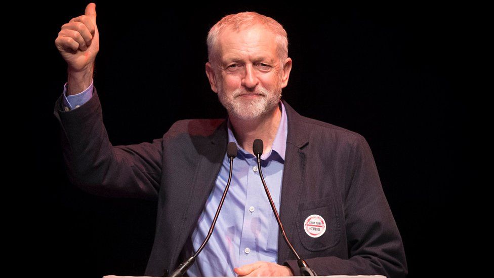 Jeremy Corbyn tells Bradley Wiggins he enjoys 'pressure' - BBC News