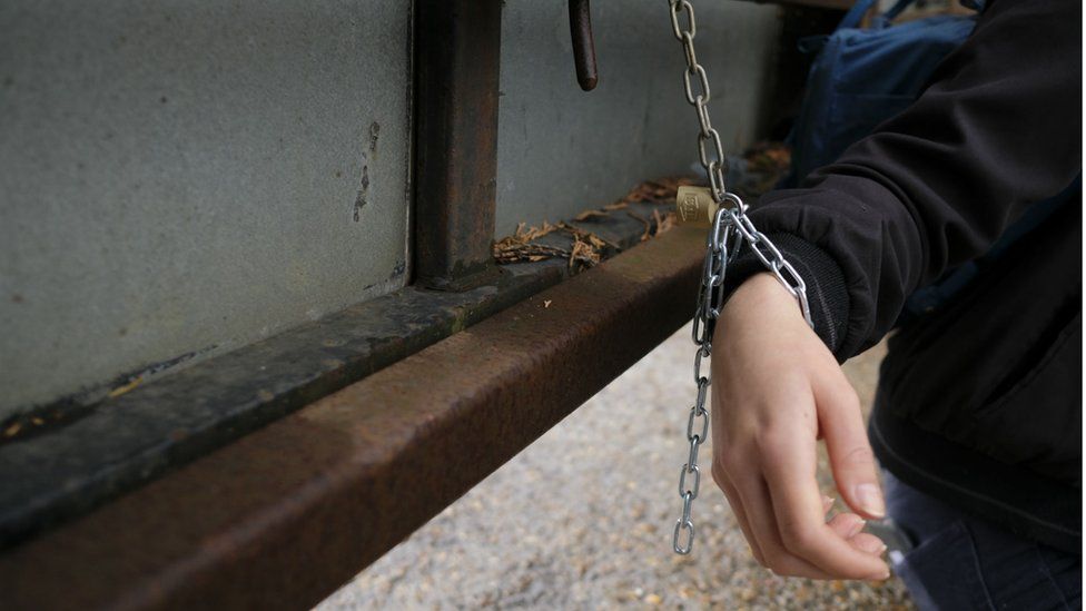 Animal Rebellion: Three people charged over abattoir protest - BBC News