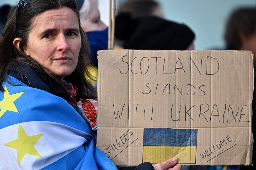 'It is great here in Scotland but our soul is at home in Ukraine' - BBC ...