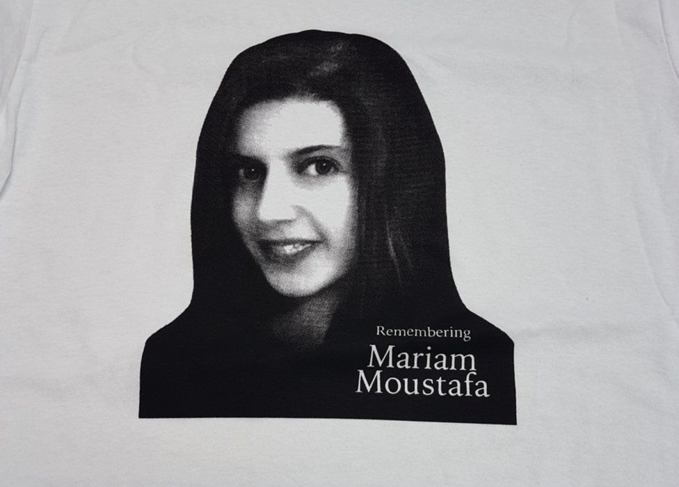 Mariam Moustafa: Mourners attend funeral in Nottingham - BBC News