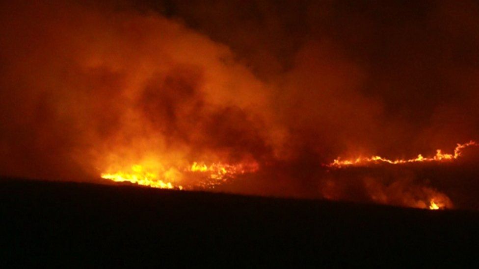 Mournes fires: Fire service believes Bloody Bridge fire was 'deliberate ...