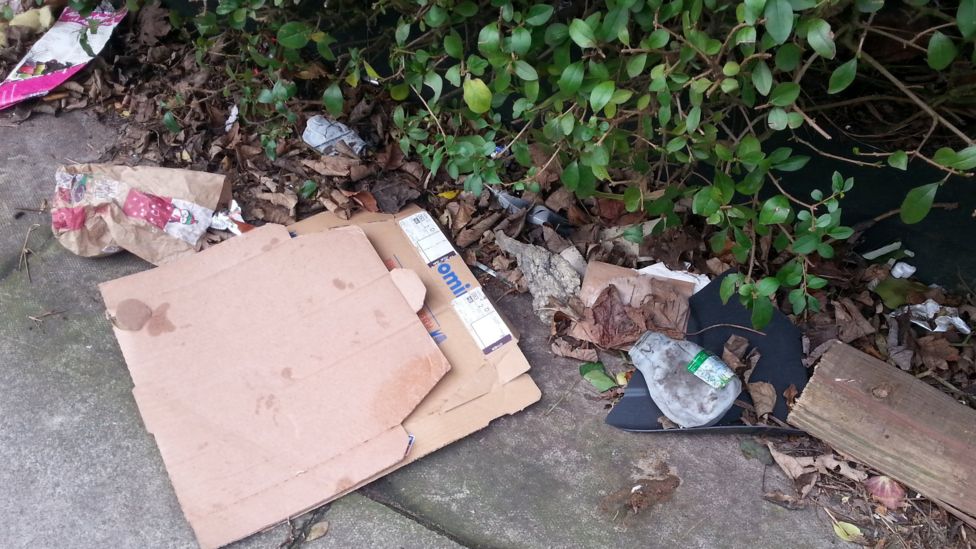 Liverpool litter crackdown sees 315 £80 fines issued in one day - BBC News