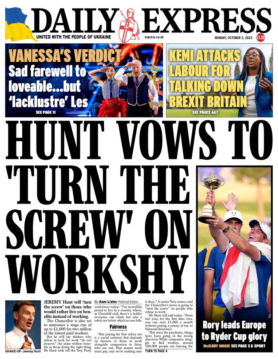 'Tories eye PM's throne' and 'Schools phones ban' - BBC News