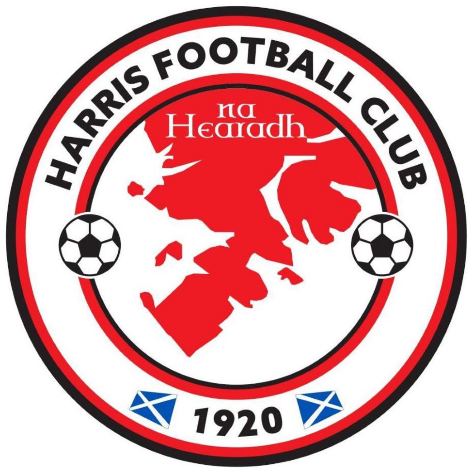 Harris FC adds Rocket Post isle Scarp to club badge - BBC News