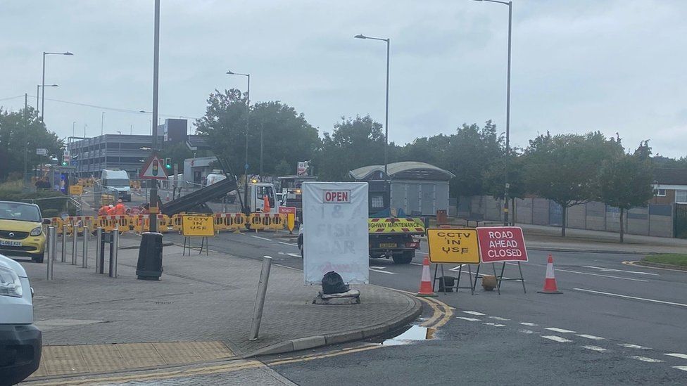 Longbridge roadworks having 'massive' impact on businesses - BBC News