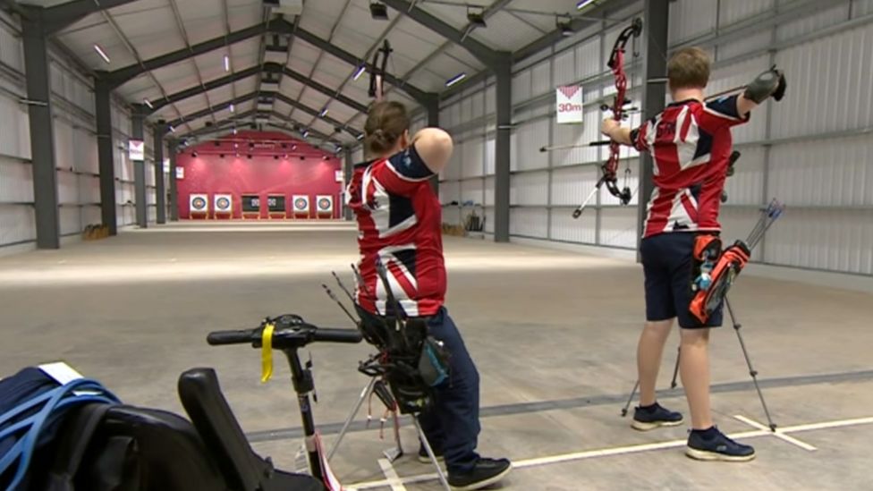 National archery training facility opens in Shropshire - BBC News