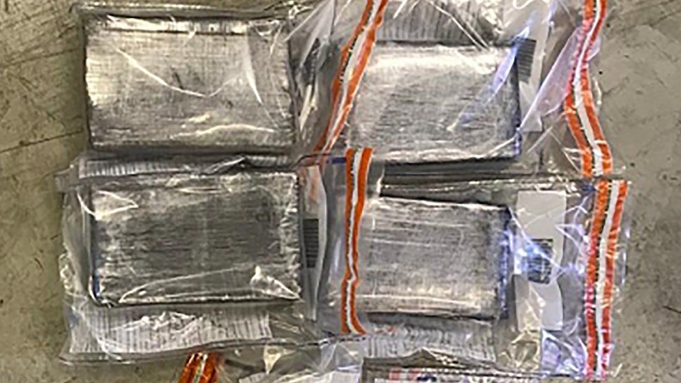 Man arrested after £300k of cocaine seized at Sprucefield - BBC News