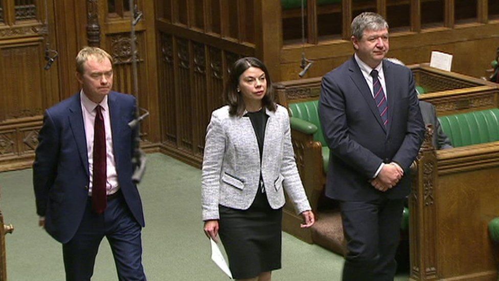 Sarah Olney welcomed to House of Commons - BBC News