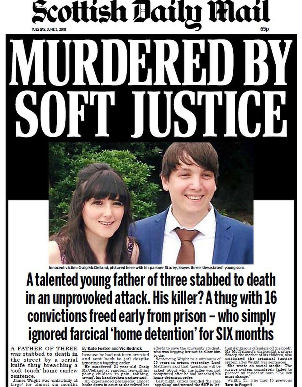 The papers: Killer free to murder young father - BBC News