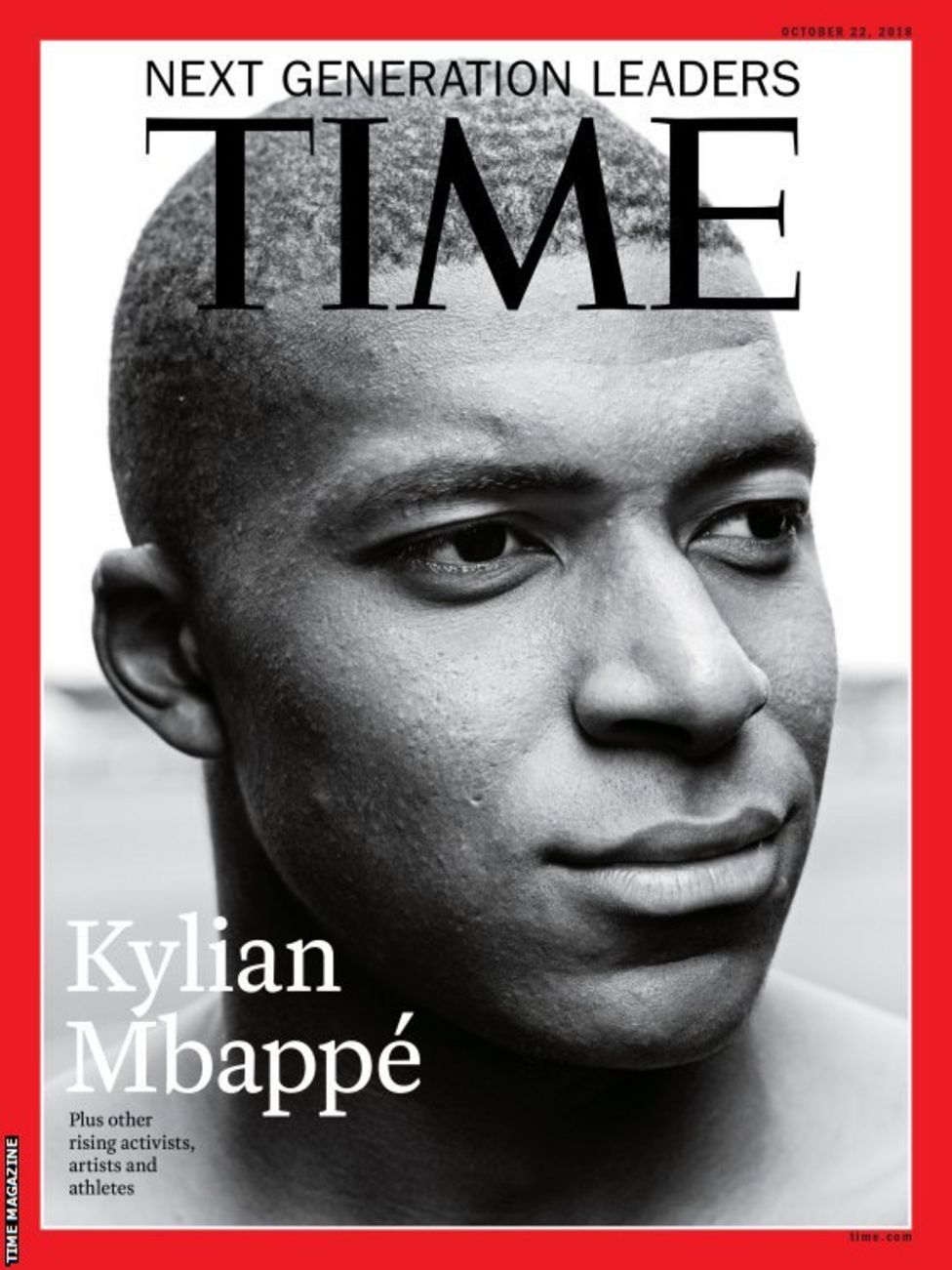 Kylian Mbappe: France striker features on Time magazine front cover ...