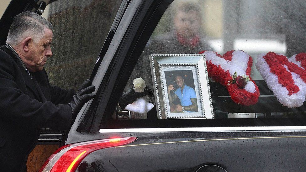 Jim Donegan: Family ask for 'no retaliation' ahead of funeral - BBC News