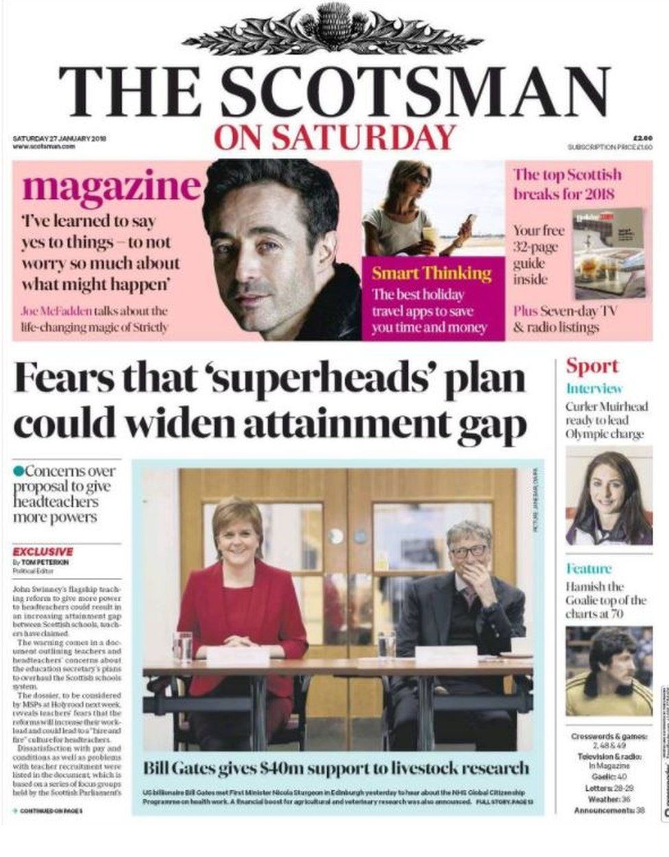 The papers: No public return for ScotRail - BBC News