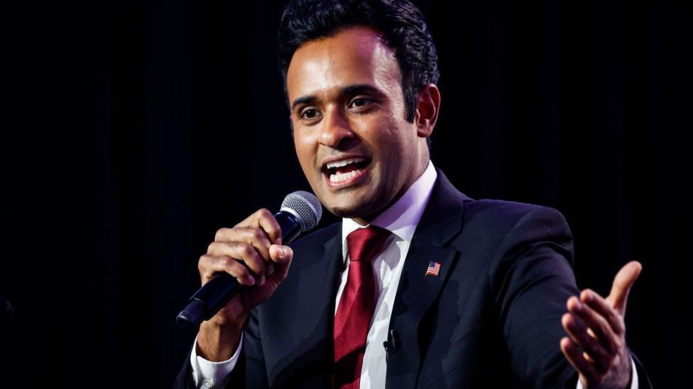 Eminem tells Republican Vivek Ramaswamy to stop rapping his songs - BBC ...