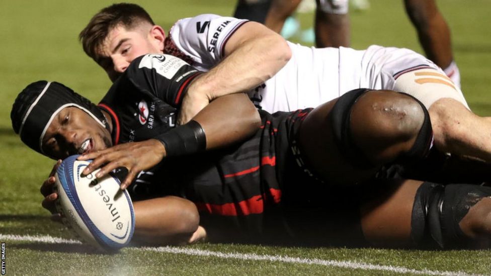 Investec Champions Cup: Saracens 39-24 Lyon - three-time winners fight ...