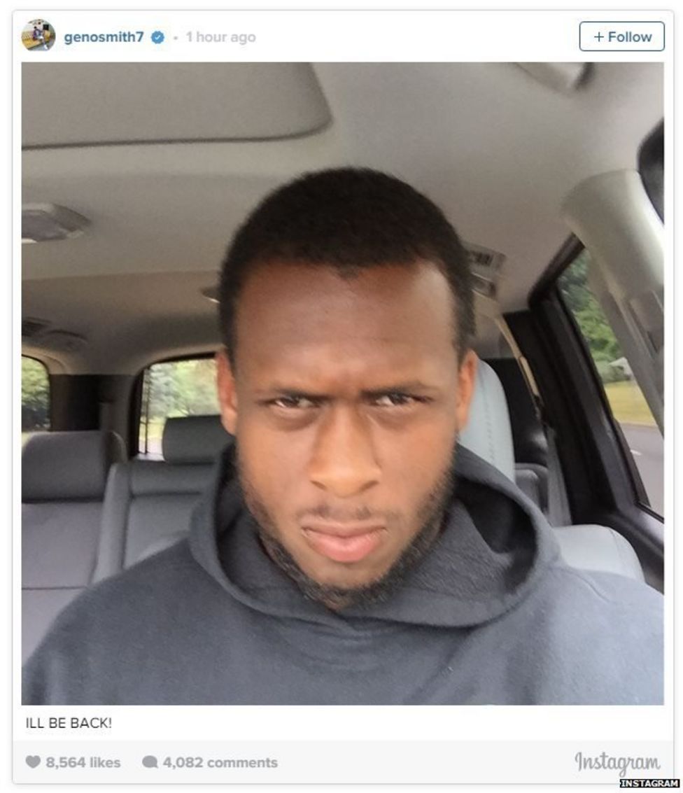 Geno Smith sidelined after New York Jets training fight - BBC News
