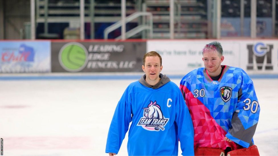 Team Trans: The 'life-saving' ice hockey team backed by the NHL - BBC Sport