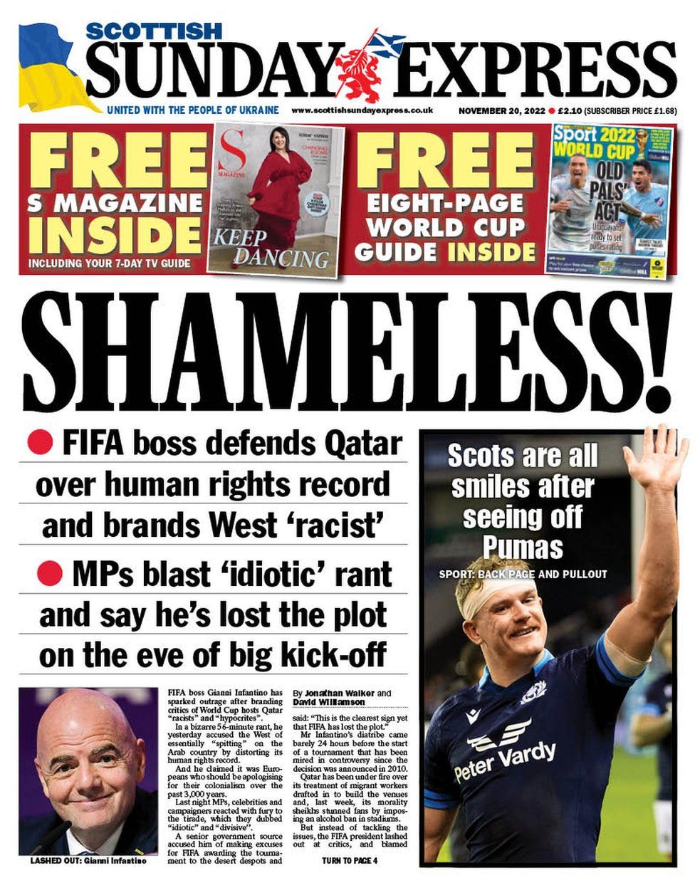 Scotland's papers: Homecoming 'better than a lottery win' - BBC News