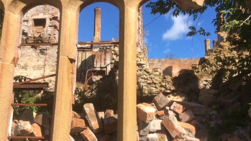 Parnham House: 'Adventure stays' plan for arson attack estate - BBC News