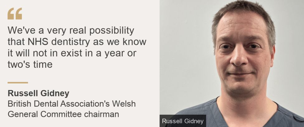 Dentists could give up NHS work in Wales, group warns - BBC News