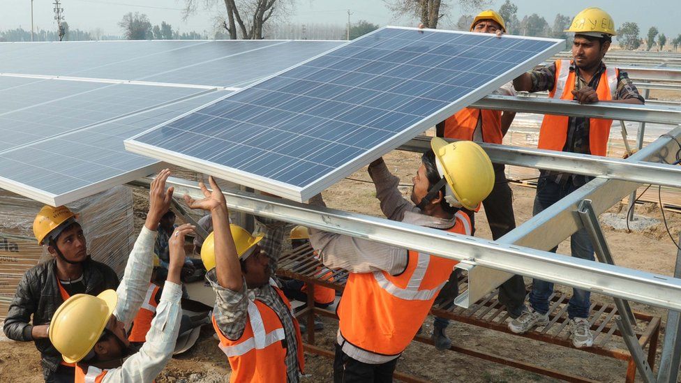 Is the US undermining India's solar power programme? - BBC News