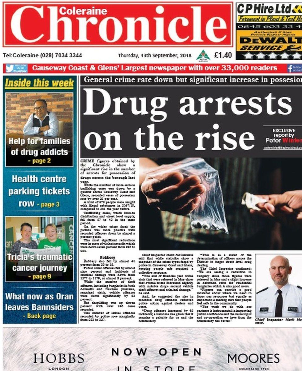 NI weekly papers: Strabane brawl and border time zones - BBC News