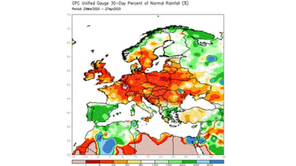 Spring drought in Germany - BBC Weather
