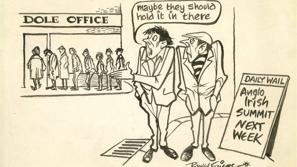 Political cartoons draw Northern Ireland's history - BBC News