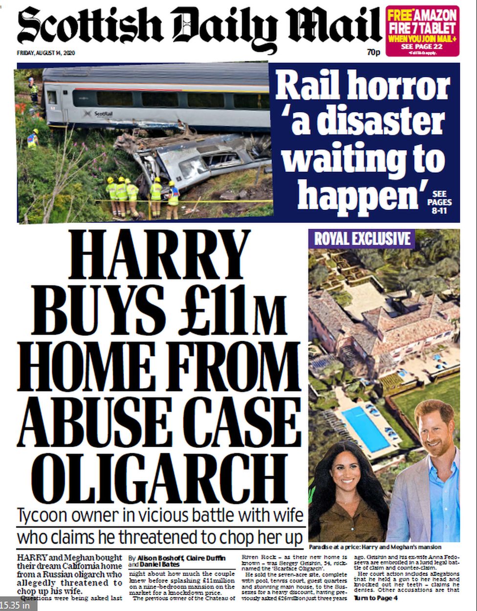 Scotland's papers: House party warning and tributes to crash victims ...