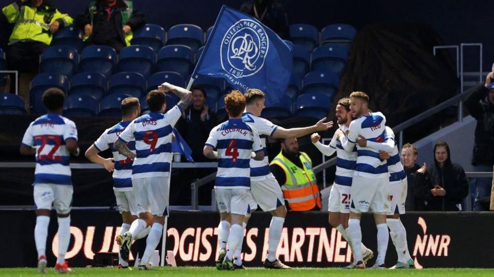 QPR thump Leeds to secure Championship survival - BBC Sport