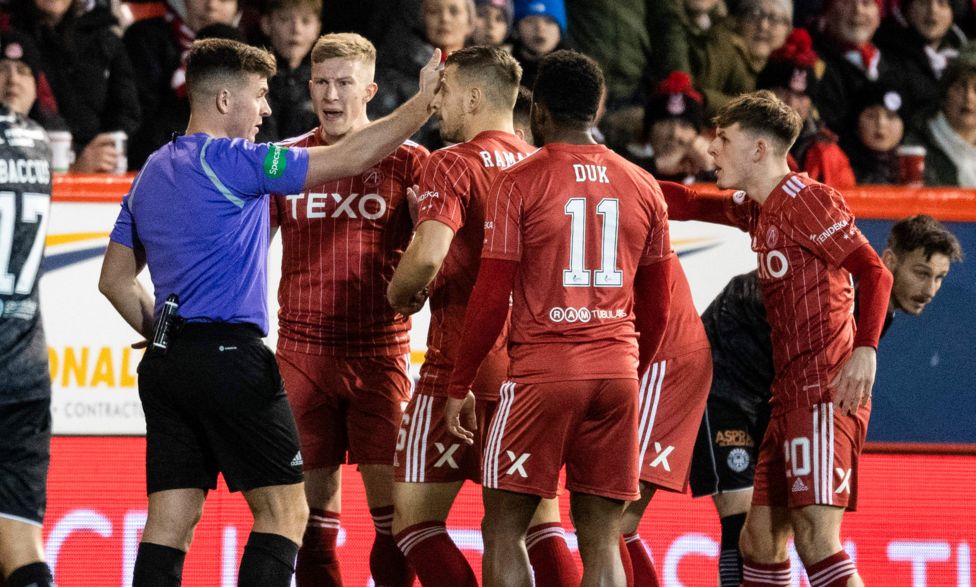 Aberdeen make McCrorie red card appeal - BBC Sport