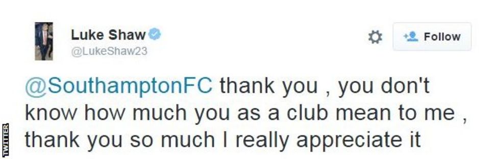 Luke Shaw: Man Utd left-back suffers double leg fracture - BBC Sport