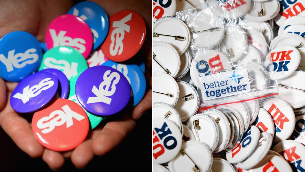One year on: Scottish referendum polling day in pictures - BBC News