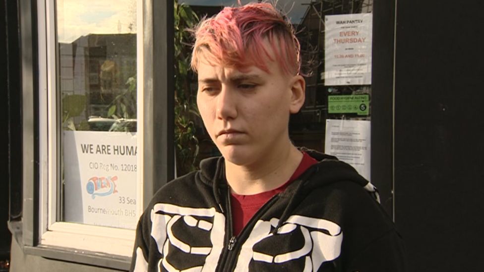 Homeless woman in BCP given accommodation after BBC interview - BBC News