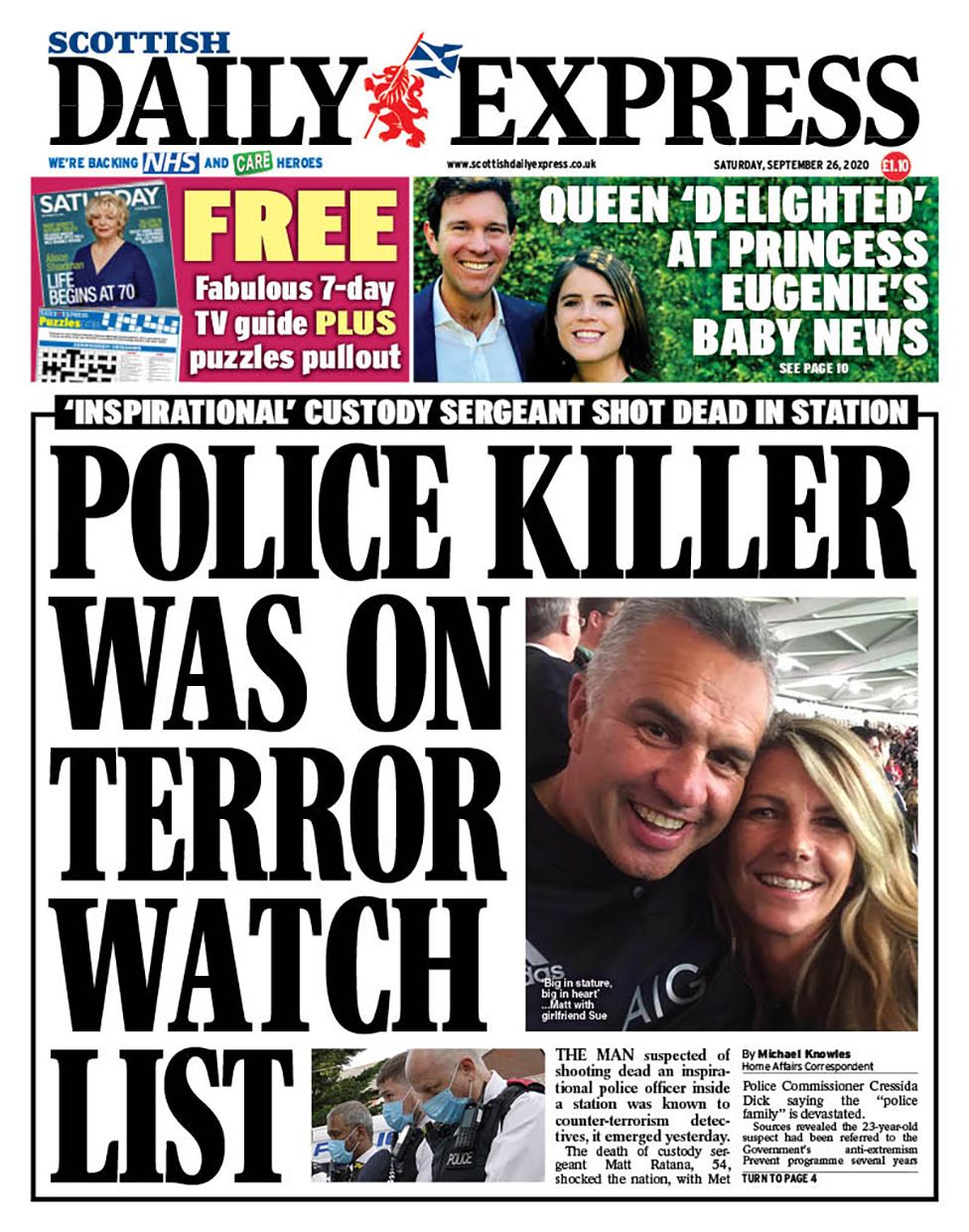 Scotland's papers: Students 'in limbo' and police officer shot dead ...
